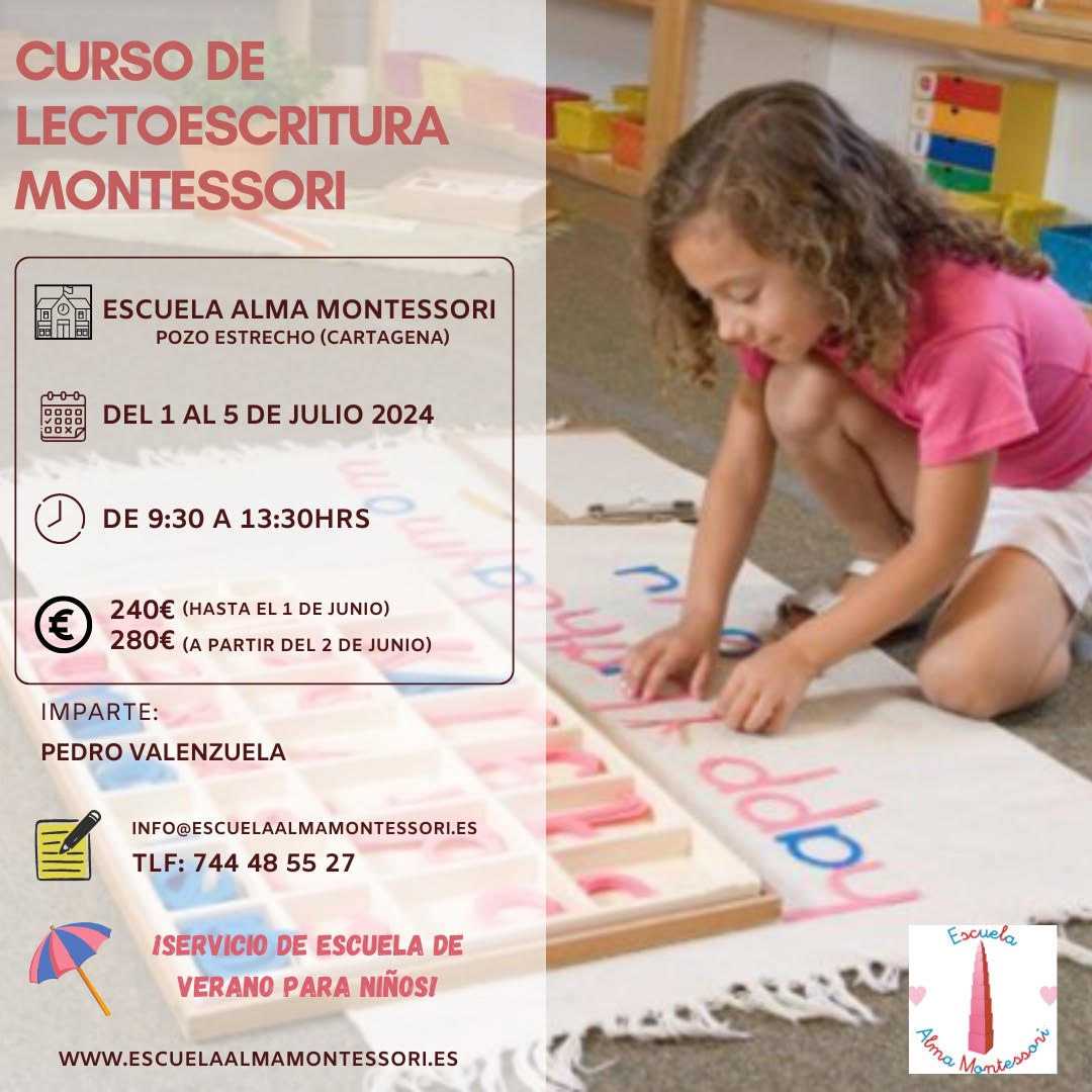 Curso Lectoescritura Montessori - Pedro Valenzuela